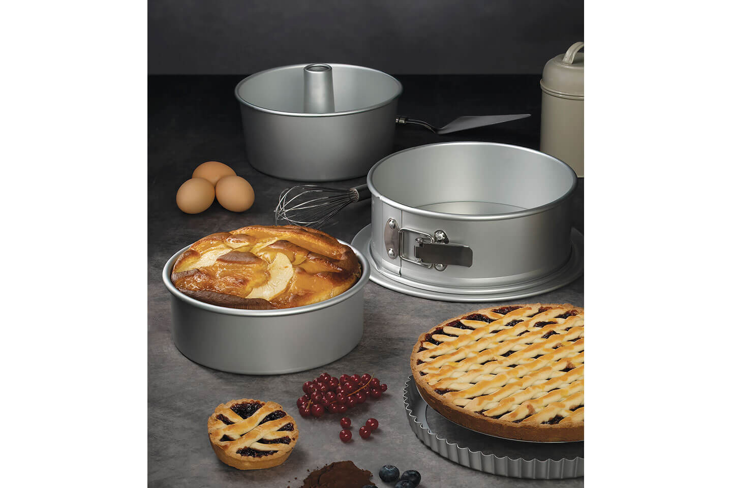 Square cake tin with removable bottom of the line Professional - Guardini